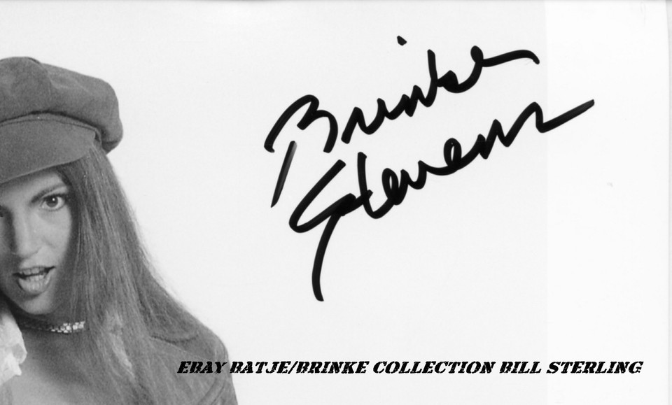 BRINKE STEVENS AUTOGRAPHED BILL STERLING PHOTO BS LONG COAT NUDES 005 ...