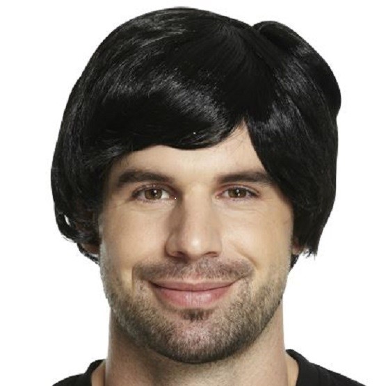 Black Blonde Wig 80s Boy Band Boris Johnson Donald Trump Style Adult ...