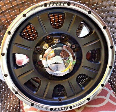 American Eagle Alloy Wheels or Rims 8x170.+2mm Offset Mat Black 1408 ...