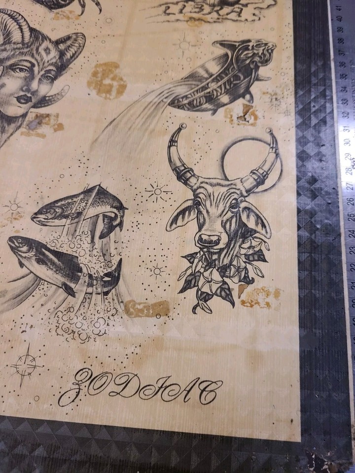 Vintage Production Tattoo Flash | eBay