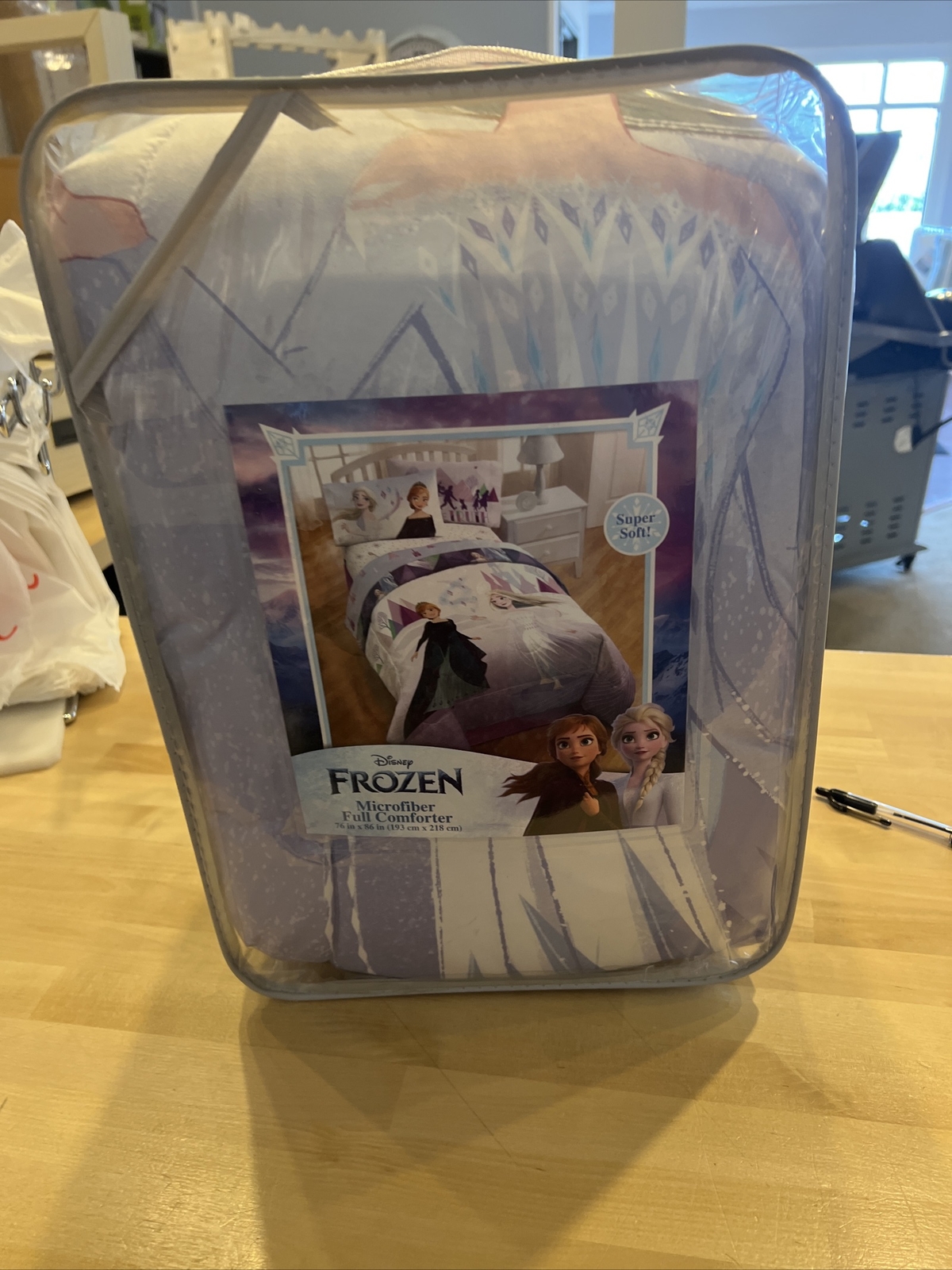 Frozen+Full+Comforter+Sheet+Sets+Royally+Cool+Elsa+Anna+Olaf+9+Pc ...
