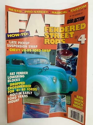 Fat Fendered Street Rods Magazine 1991 | eBay