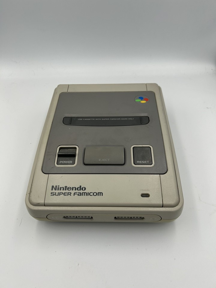 Nintendo Super Famicom Console & 2controllers w/box - Gray - Tested ...