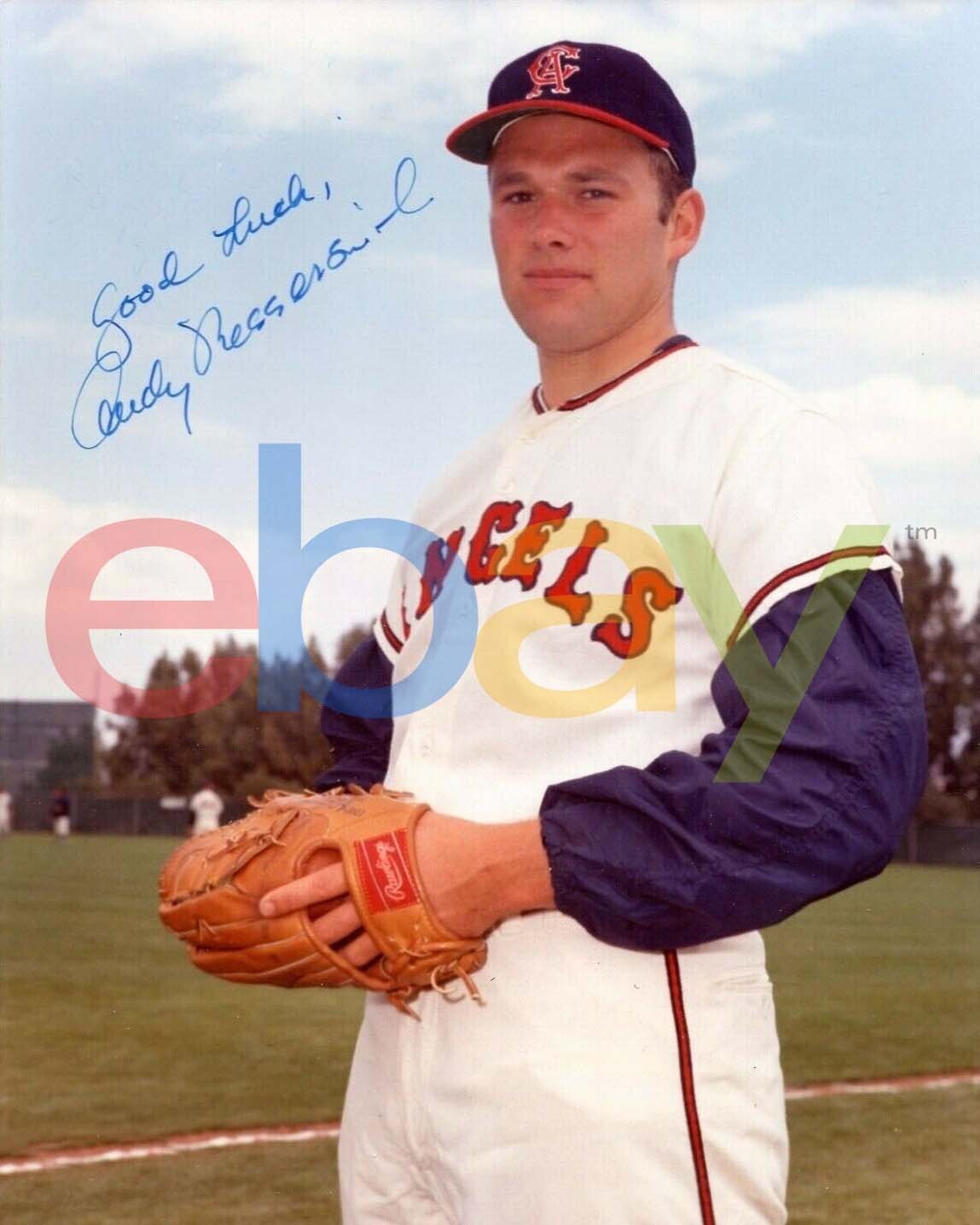Andy Messersmith Signed 8 x 10 Photo California Angels Autographed ...