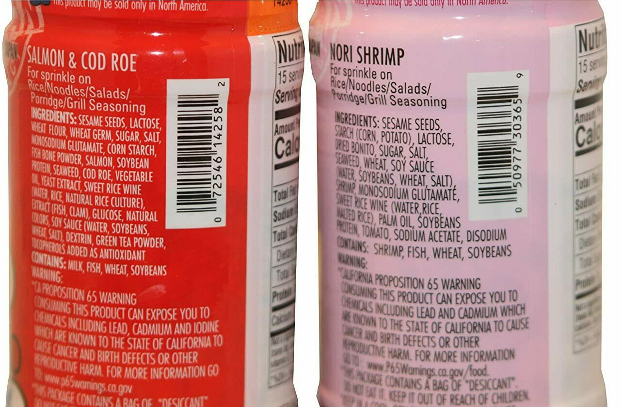 Japan Doraemon Furikake "Salmon & Cod Roe" and "Nori Shrimp" Rice ...