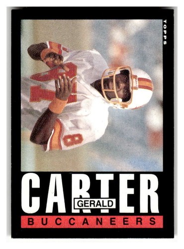 1985 Topps #167 Gerald Carter Tampa Bay Buccaneers Excellent | eBay