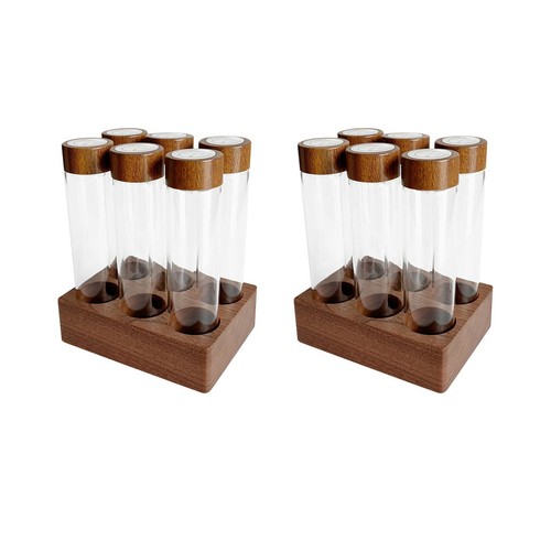 Coffee Bean Test Tube Glass Coffee Beans Storage Containers Refillable ...