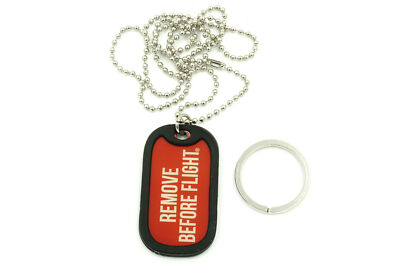Remove Before Flight Aviation Pilot USA Military Dog Tag/Keychain | eBay