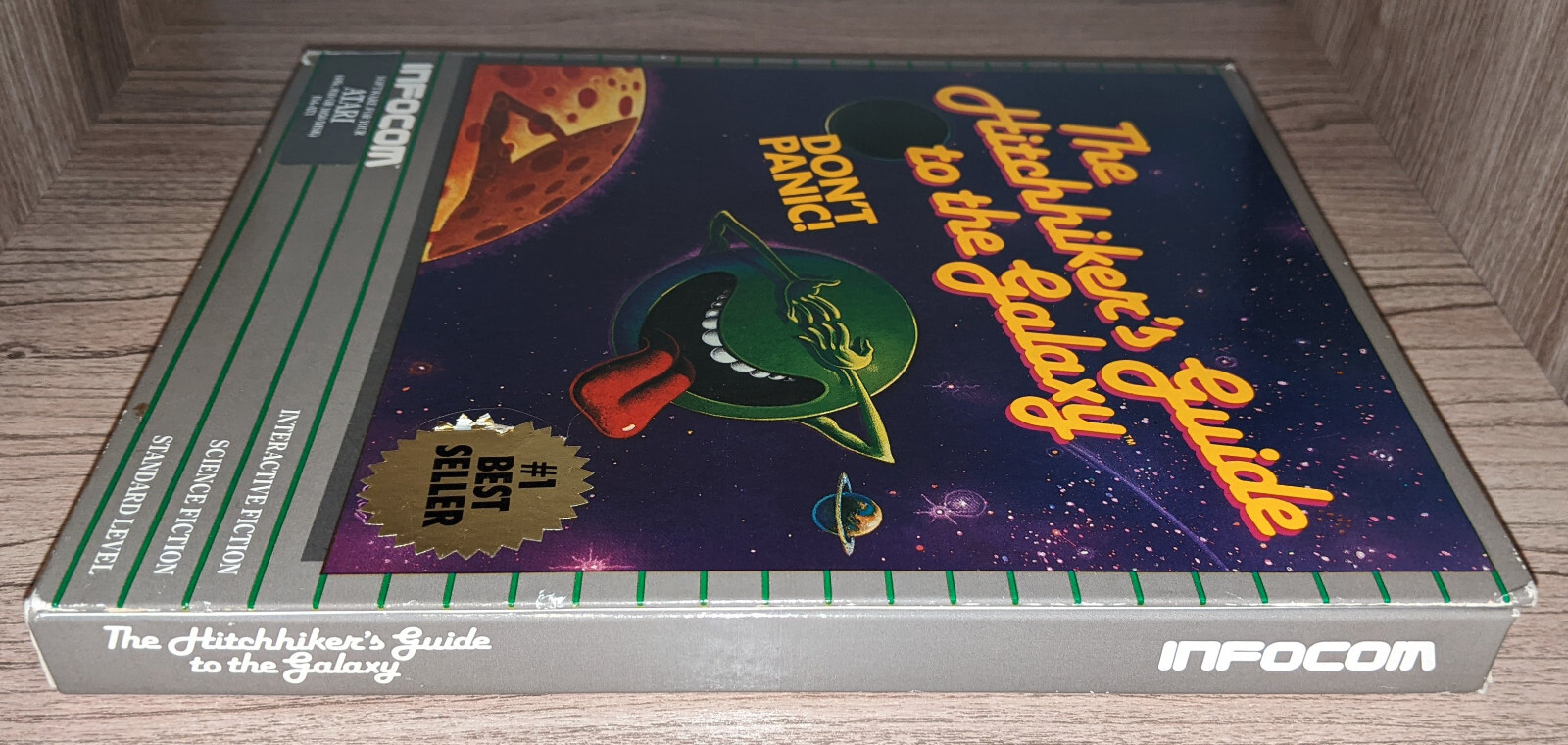 Infocom Hitchhiker's Guide to the Galaxy (1984) Big Box Atari PC - Box ...