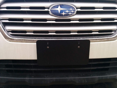 Front Metal License Plate Tag Holder Bumper Bracket for Subaru Legacy ...