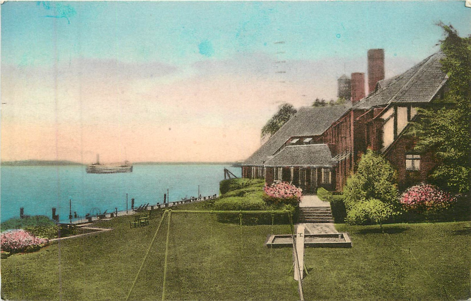 Michigan, MI, St Clair, St Clair Inn on ST Clair River Albertype Co ...