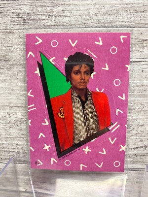 1984 MJJ Productions Michael Jackson Series Trading Card #2 Sticker | eBay