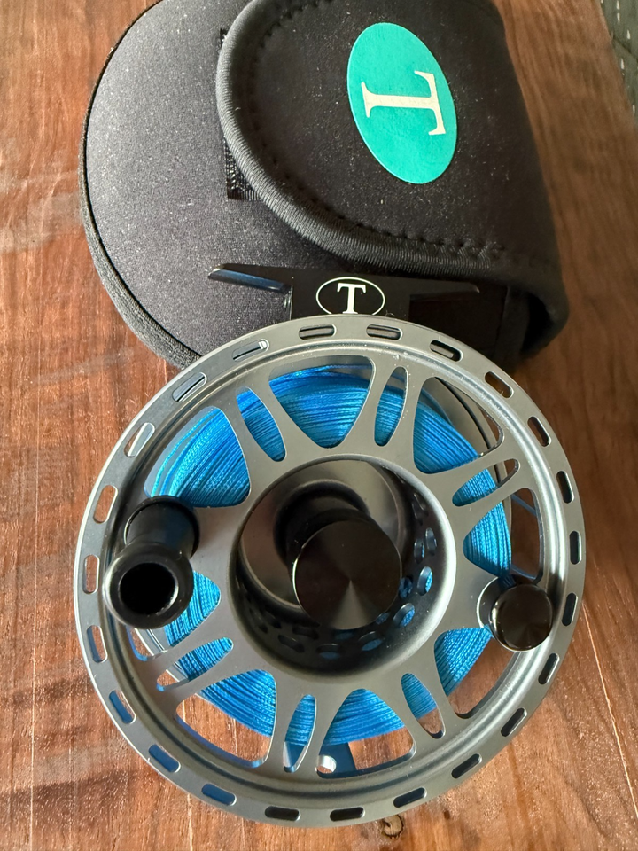 Tibor Riptide Fly Reel - Graphite Custom Polished Finish | eBay