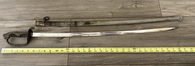 WWII WW2 Japanese Type 19 Officer Kyu Gunto Sword w/ Scabbard! | eBay