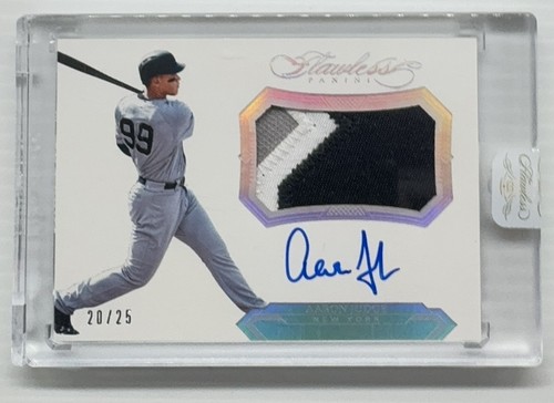 2017 Flawless Aaron Judge RPA Rookie Patch Auto Autograph RC #20/25 ...
