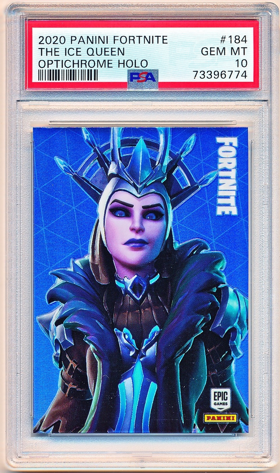 2020 Panini Fortnite Series 2 The Ice Queen Optichrome Holo USA #184 ...