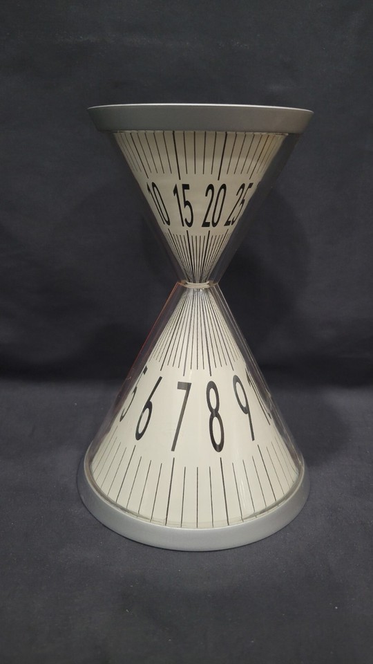 Unusual Cool 2003 DAVID DEAR HOUR GLASS SHAPE TABLE CLOCK | eBay