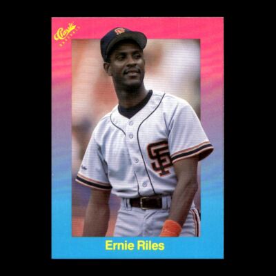 Ernie Riles 1989 Classic Travel San Francisco Giants #87 R320I 32 | eBay