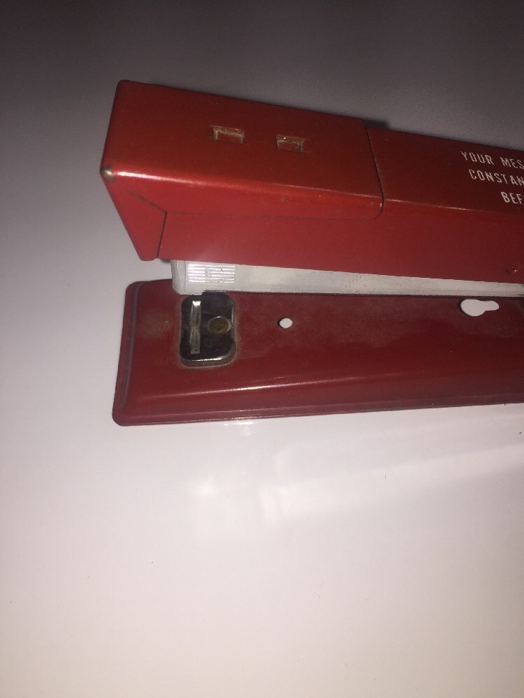 Red Bates Colt 150 Stapler Company Sales Man Sample rare advertising | eBay