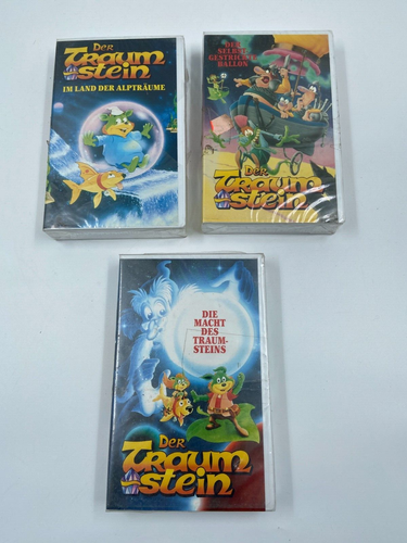 Der Traumstein The Dreamstone VHS Kassette 3 Stück in OVP sealed 1990 ...