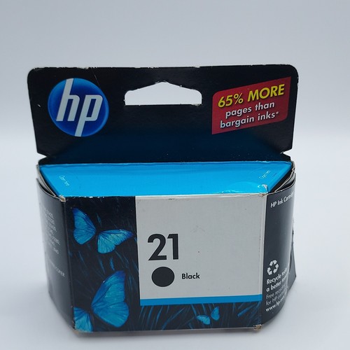 HP #21 Black Ink Cartridge, (C9351AN) Exp. march 2012 | eBay