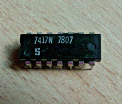 7417N - CI - SEXTUPLE BUFFERS INVERSEURS - DIP-14 - SIGNETICS | eBay