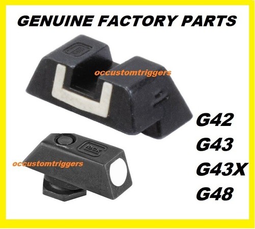 Glock OEM Fixed Steel Front Rear Sights (6.9mm) fits 42 43 43X 48 | eBay