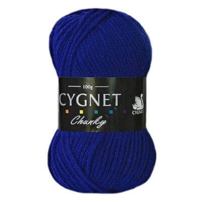 Cygnet Chunky Knitting Yarn 100g 100% Acrylic 331 Royal | eBay