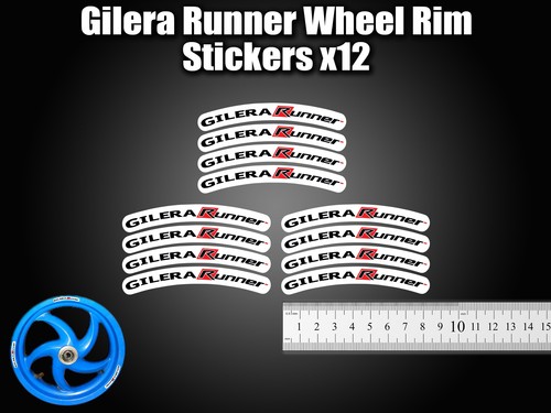 Gilera Runner Rim tape Wheel stickers EXCLUSIVE 50, 125. 172, 180 183 ...
