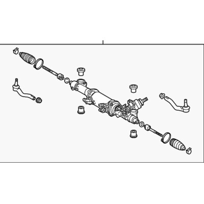 For Lexus LS460 & LS460L RWD 2007-2012 Electric Power Steering Rack ...