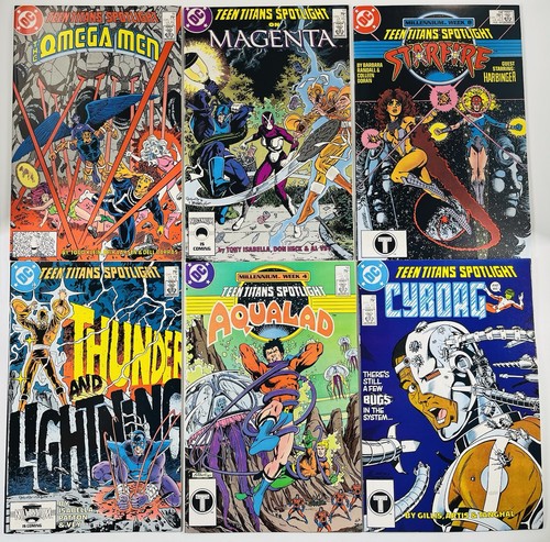 TEEN TITANS SPOTLIGHT #1-21 COMPLETE SET DC 1986 MARV WOLFMAN COWAN NM ...