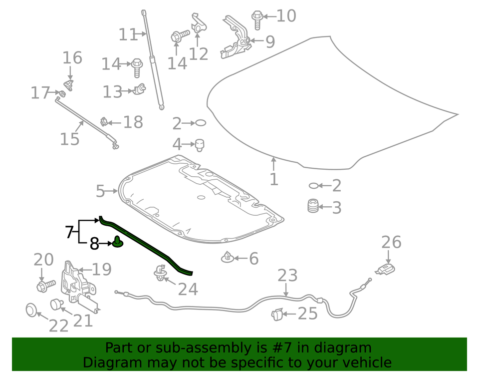 Genuine Toyota Front Weather-Strip 53395-06070 | eBay