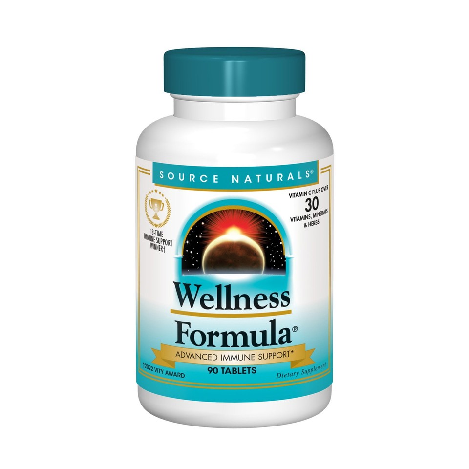 Source Naturals, Inc. Wellness Formula, (CA Formula) 90 Tablet ...