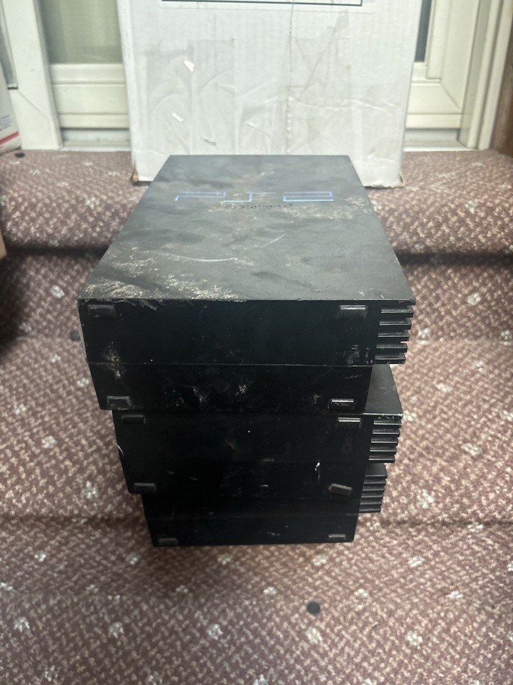 Sony Playstation 2 PS2 Fat Lot of 3 Consoles For Parts or Repair ONLY ...