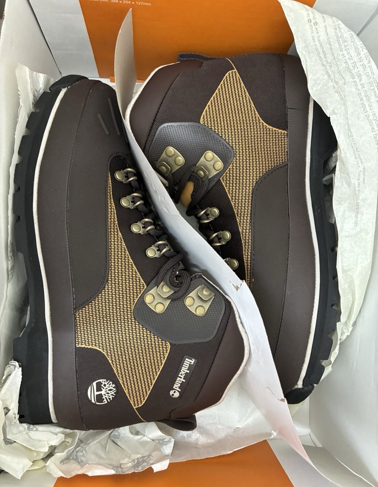 Timberland Euro Hiker Shell Toe Boot - Dark Brown | eBay
