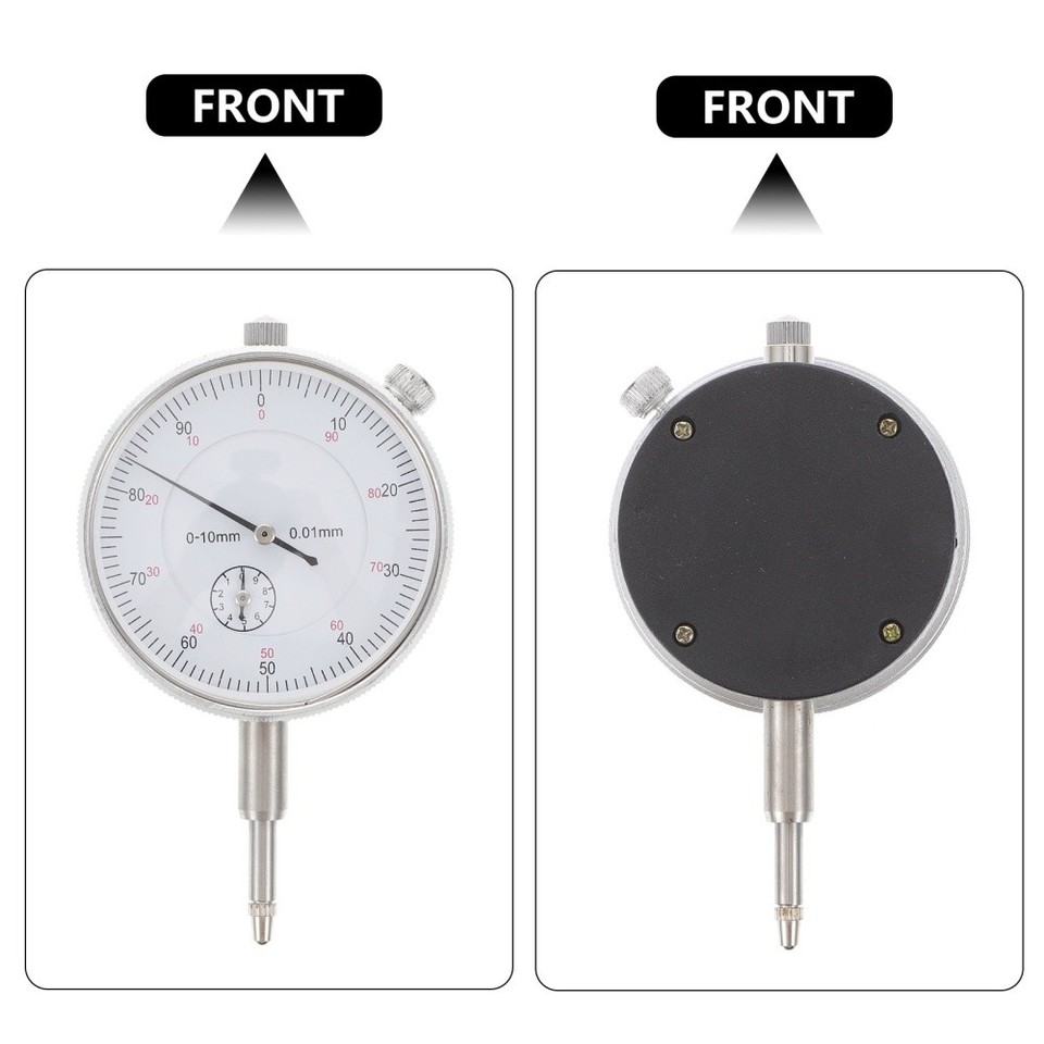 UEETEK 1PC Mechanical Dial Indicator Probe Indicator Dial Test Gauge ...