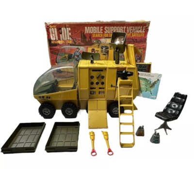 Vintage 1970's GI Joe Mobile Support Vehicle & Original Box Adventure ...