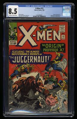 X-Men #12 CGC VF+ 8.5 Off White to White 1st Appearance Juggernaut ...