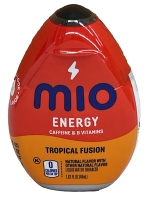 Mio Energy Caffeine Tropical Fusion Liquid Water Enhancer 1.62 oz | eBay