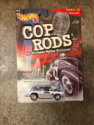 Hot Wheels Cop Rods Chevy Nomad Pueblo Police 1:64 1999 Real Riders | eBay