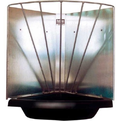 NEW! HD Hay Rack Corner Stall Feeder Enclosed Back W/Rounded Edges 21"L ...