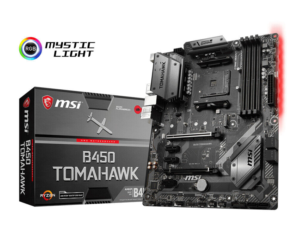 MSI 7C02-002R Tomahawk AMD AM4 Formfaktor ATX Motherboard online kaufen ...