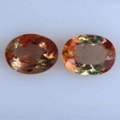 Rare 2.40Cts Natural Andalusite Brown Oval Cut 2Pcs Loose Gemstone | eBay