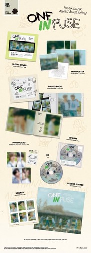 (CD) ONF - INSTRUMENTAL ALBUM [INFUSE] CD ver. + Store Gift Photos | eBay