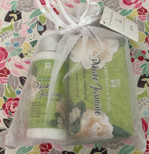 PIKAKE JASMINE ISLAND BATH & BODY FRENCH MILLED SOAP & LOTION MADE IN ...