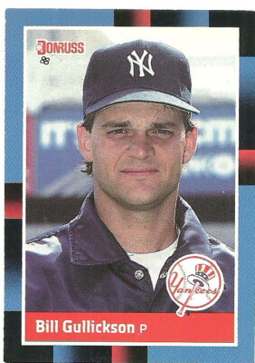 BILL GULLICKSON NEW YORK YANKEES #586 - DONRUSS NM-MT 1988 | eBay