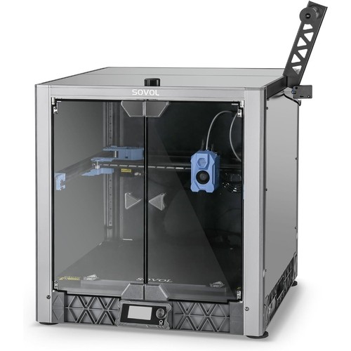 Metal and Tempered Glass Open Frame 3D Printer Enclosure with Drag ...