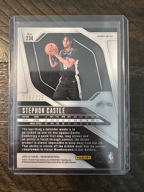 2024-25 Panini Prizm Stephon Castle Basketball Orange RC /225! | eBay