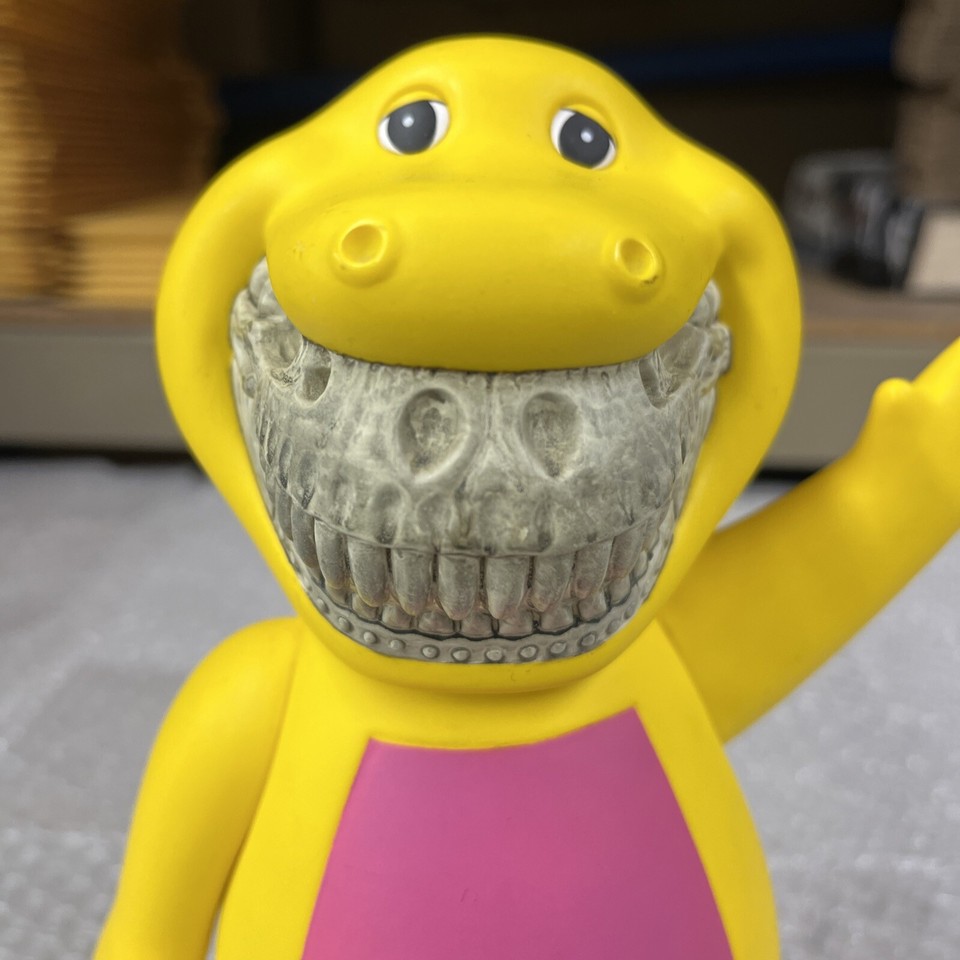 Barney Bubble B-Rex Grin Yellow by Ron English x JPS x Made by Monsters ...