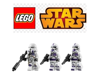 LEGO Star Wars 187th Legion Clone Troopers & Clone Commander Minifigs ...